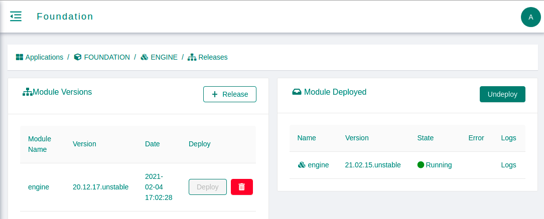 Logs - Synchro Foundation